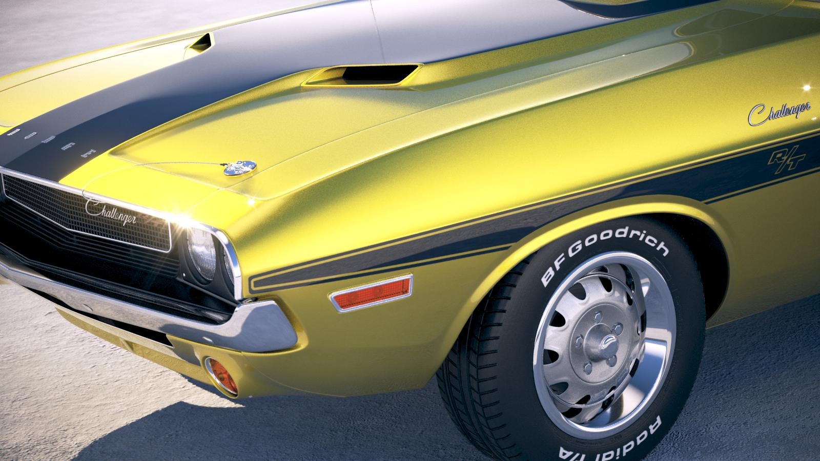classic dodge challenger 3ds