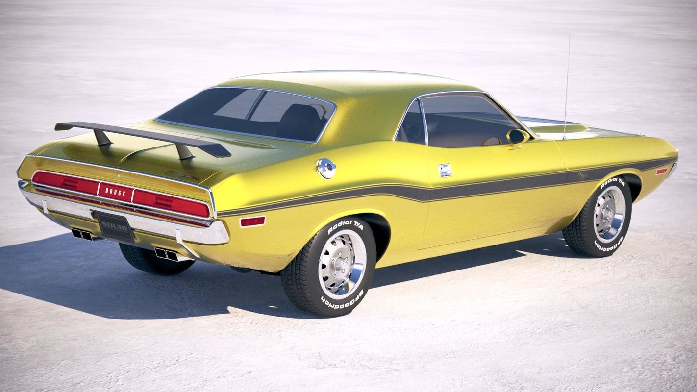 classic dodge challenger 3ds