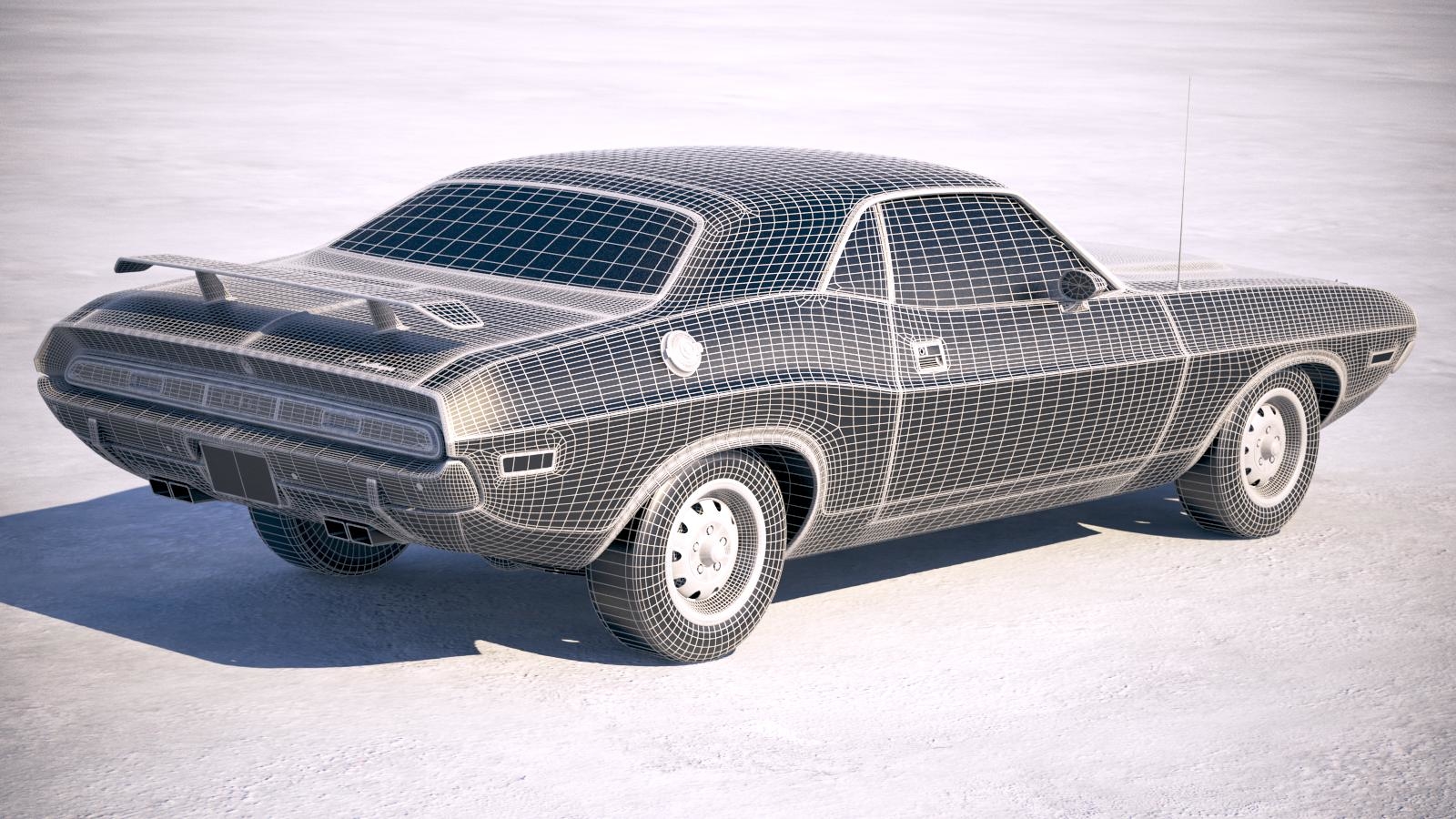 classic dodge challenger 3ds