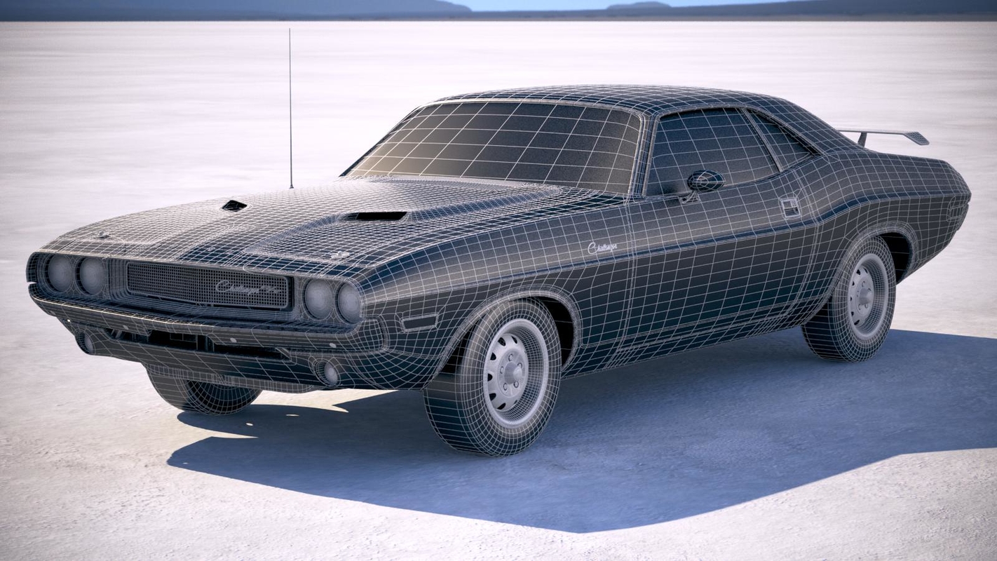 classic dodge challenger 3ds