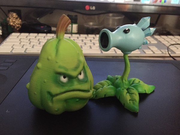 3d plantsvszombies printing