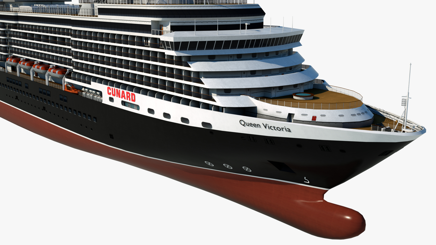 3d max cruise vessel queen victoria