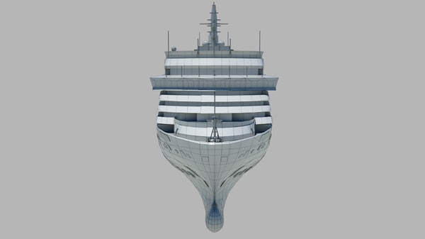 3d max cruise vessel queen victoria