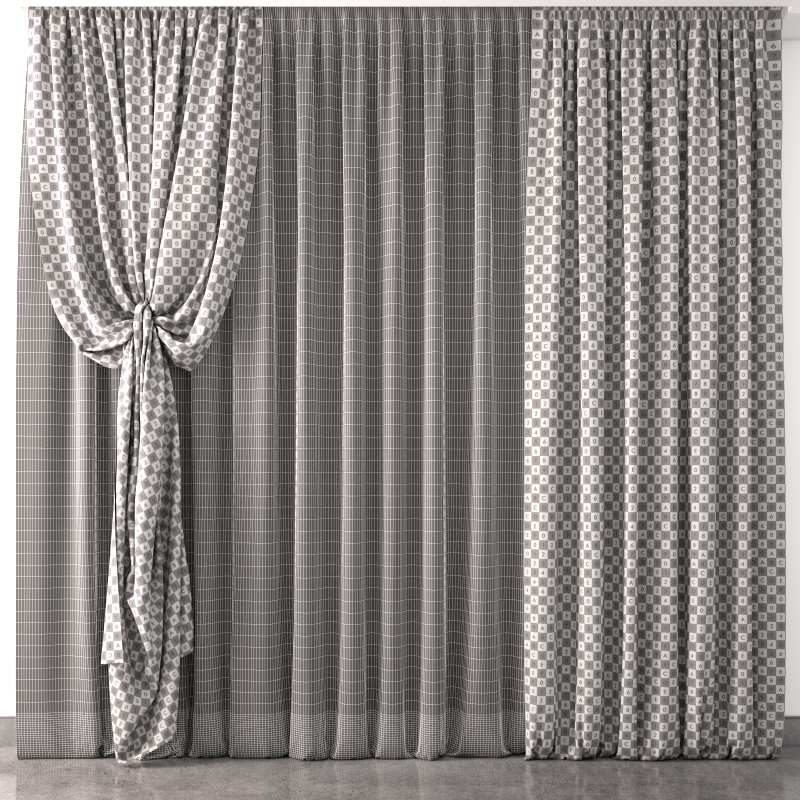 curtain 3d max
