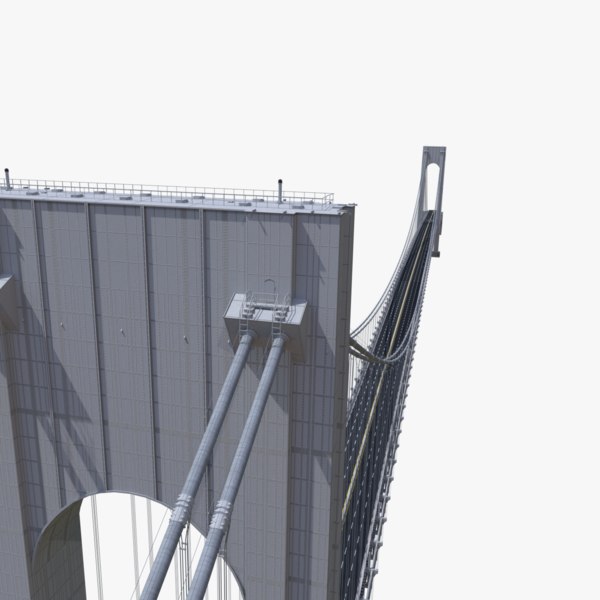 verrazano narrows bridge 3d model