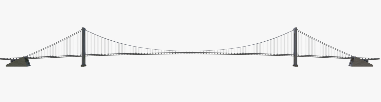 verrazano narrows bridge 3d model