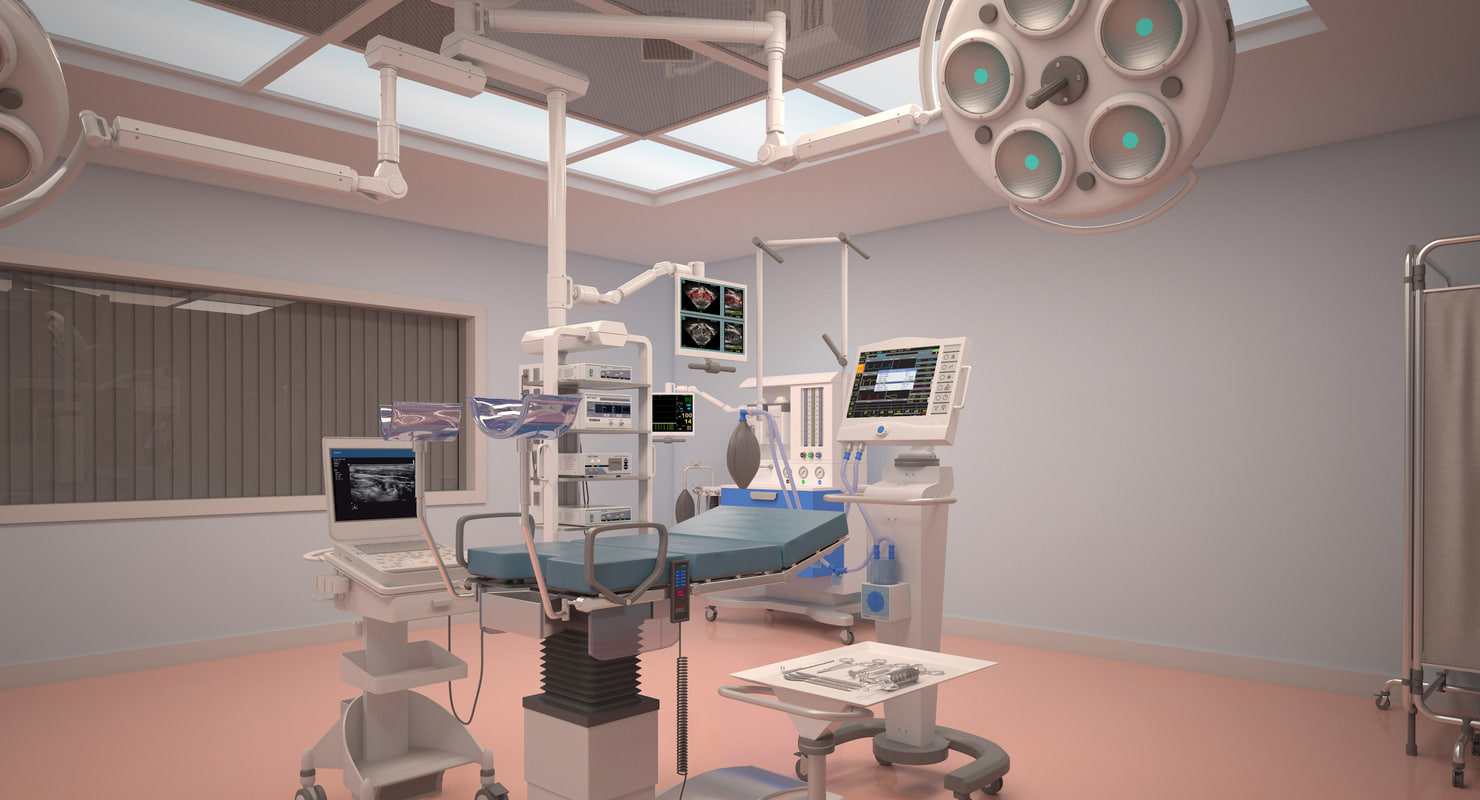 3d model gynecological room