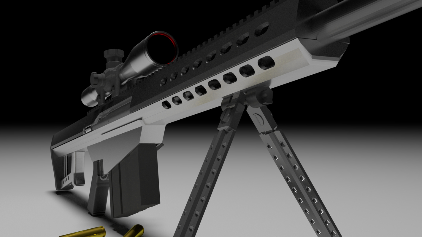 rifle 3d model