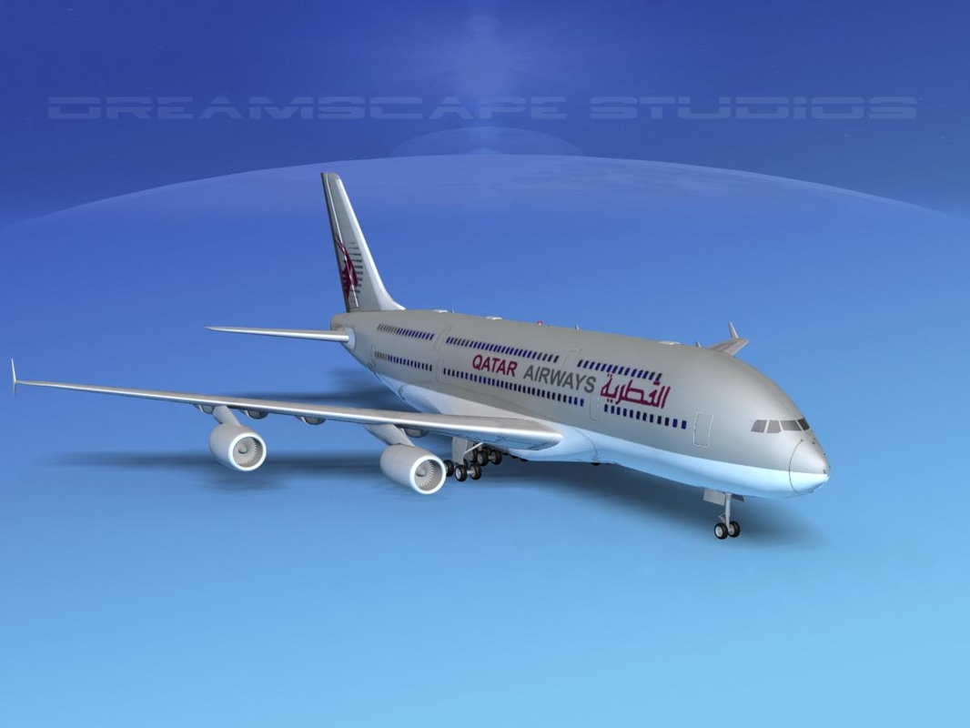 airbus a380 3d model