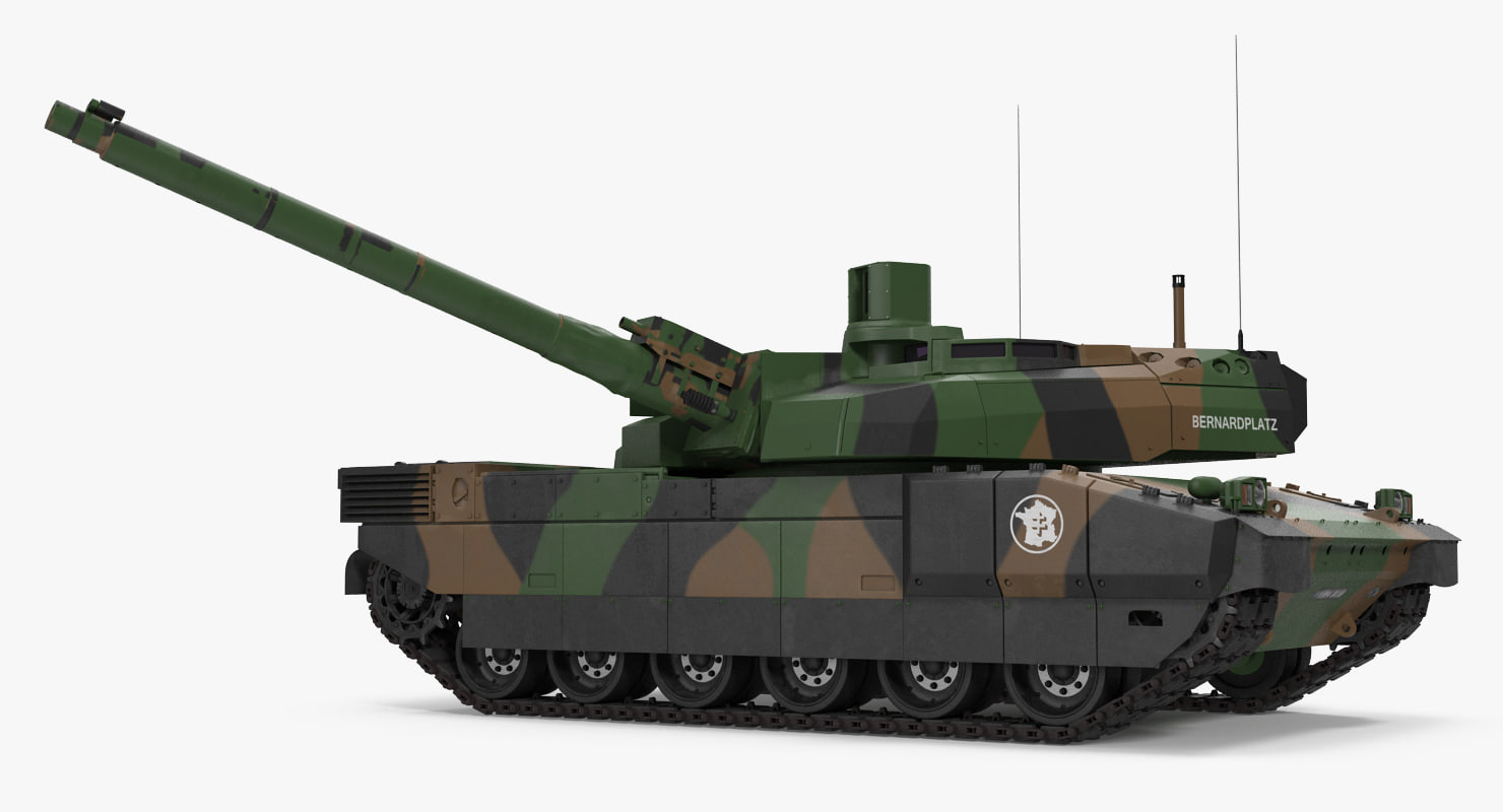 3d amx-56 leclerc french main model