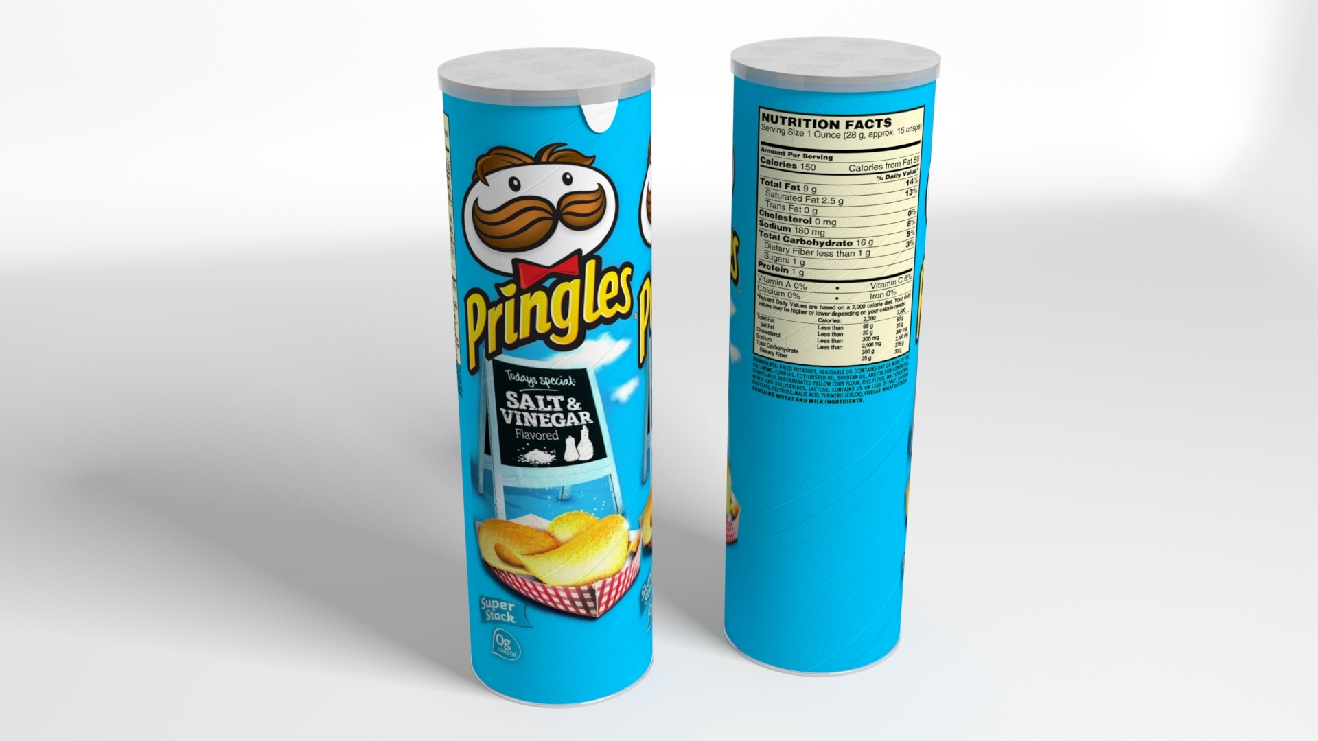 pringles cans potato 3d max