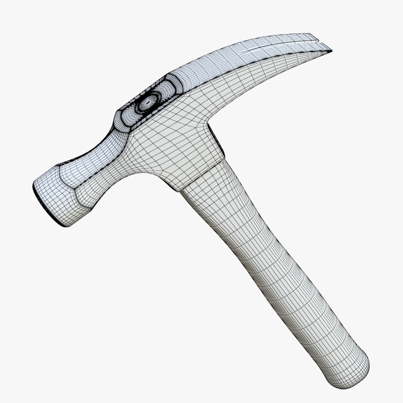 3d model hammer