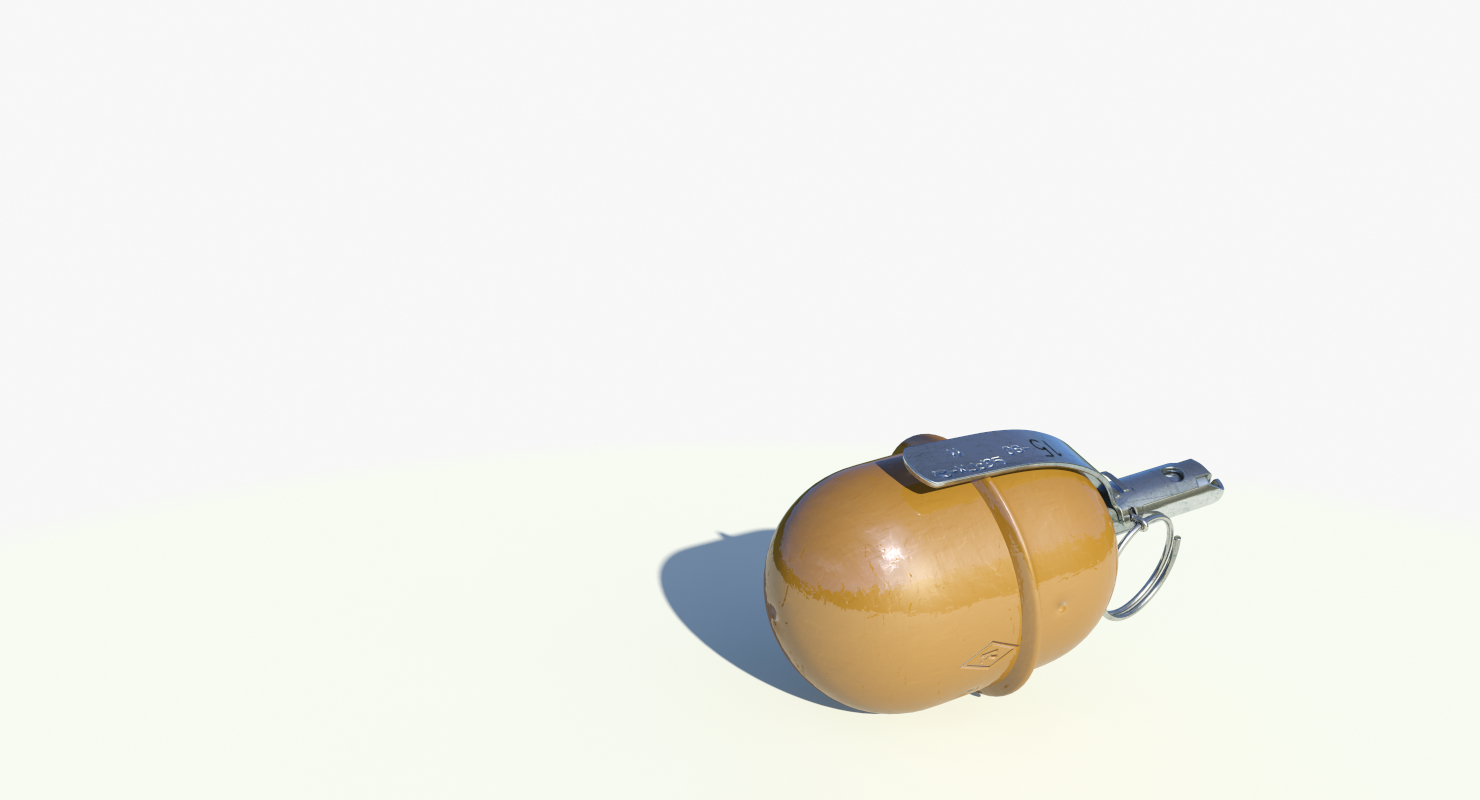 3d russian hand grenade rgd-5