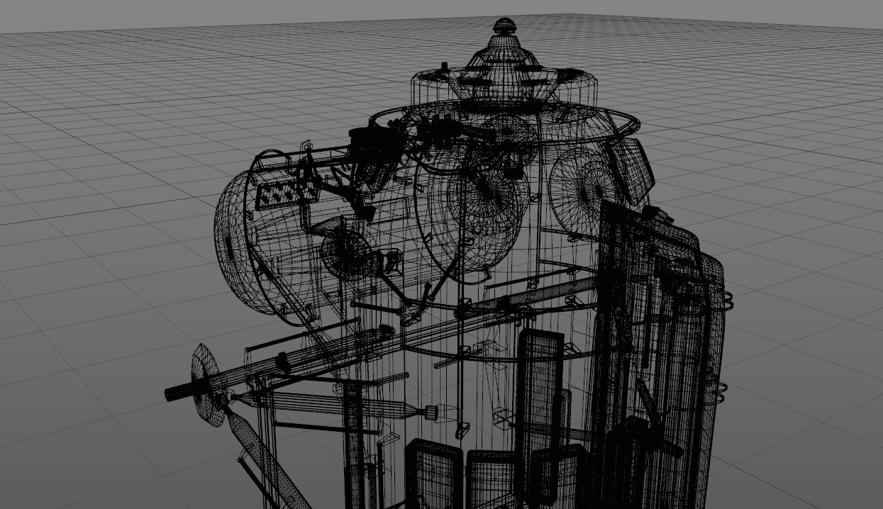 3d model of iss rassvet mini research