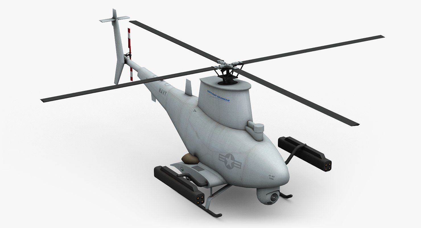 3d northrop grumman mq-8b scout