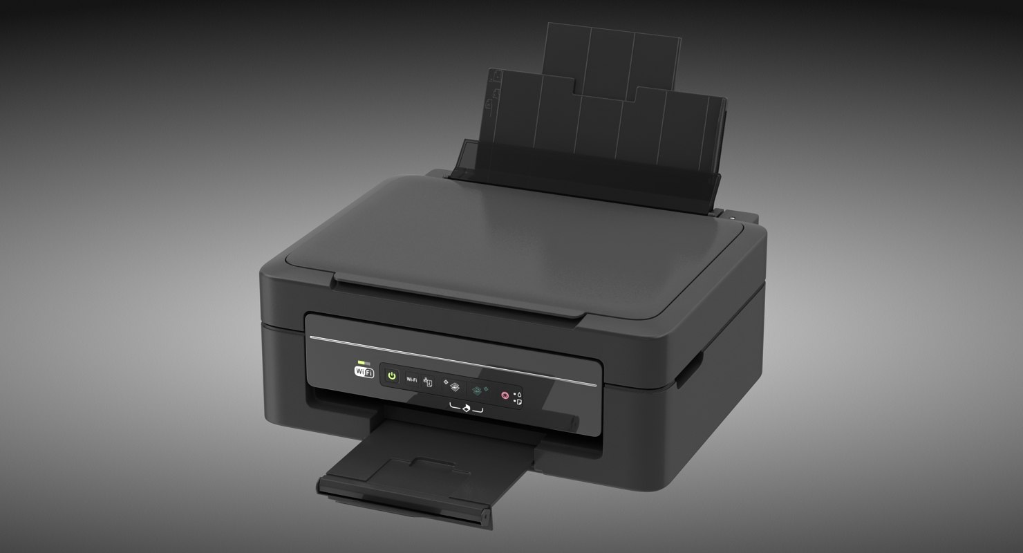 printer scanner combo 3d model