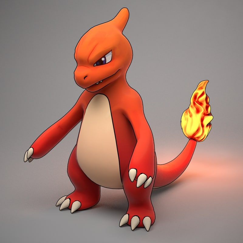 3d Charmeleon Pokemon Model 3d Charmeleon Pokemon Model