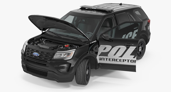 police interceptor unit 2016 3d model