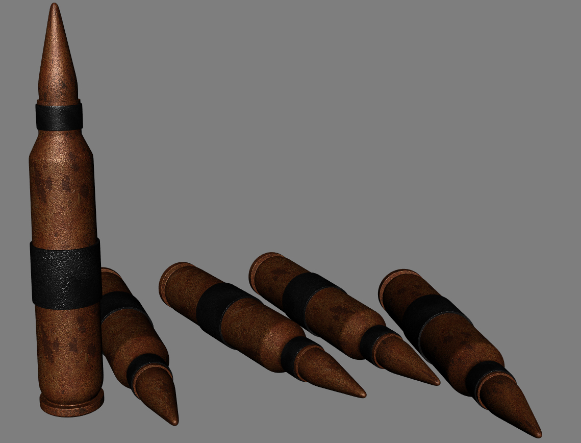 free bullet 3d model