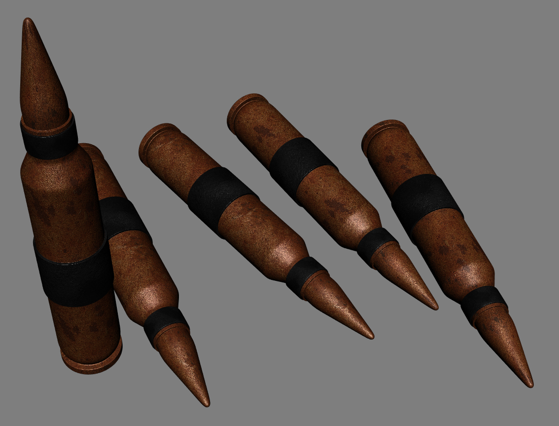 free bullet 3d model