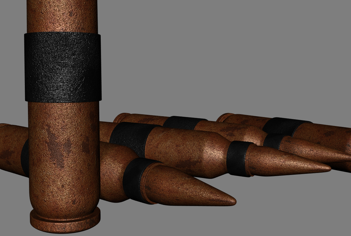 free bullet 3d model