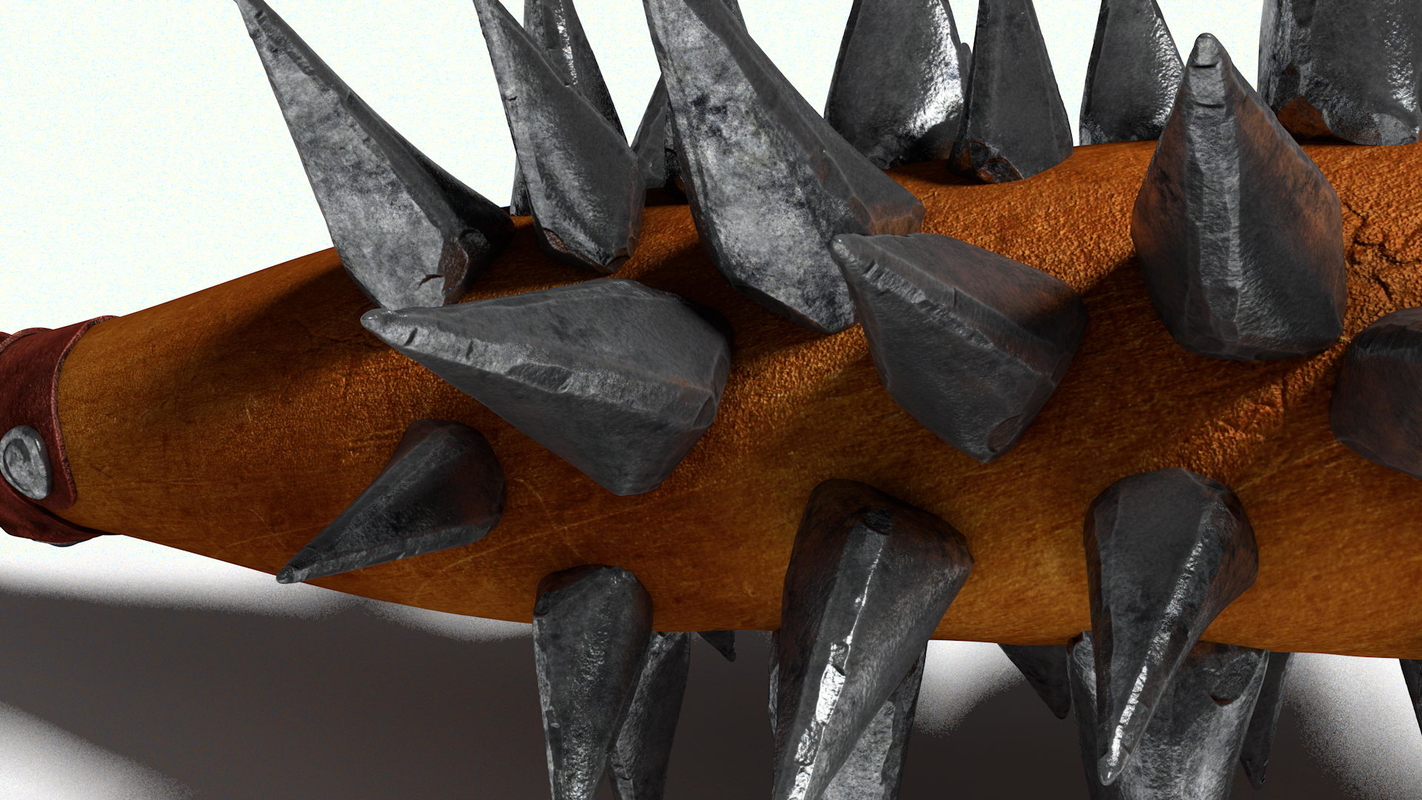 modelo 3d Club de hierro con púas Bat Mace - TurboSquid 1136124