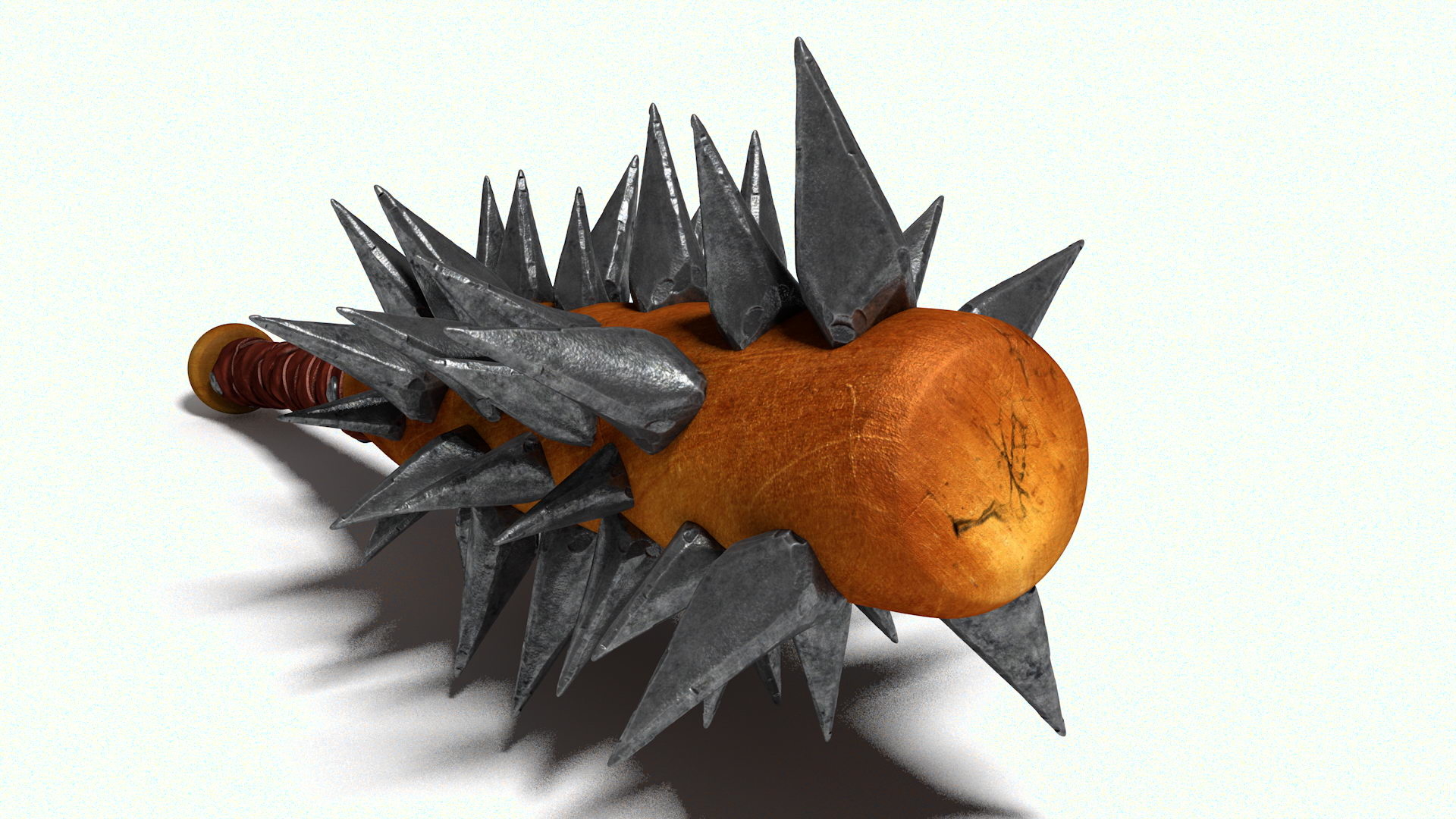 modelo 3d Club de hierro con púas Bat Mace - TurboSquid 1136124