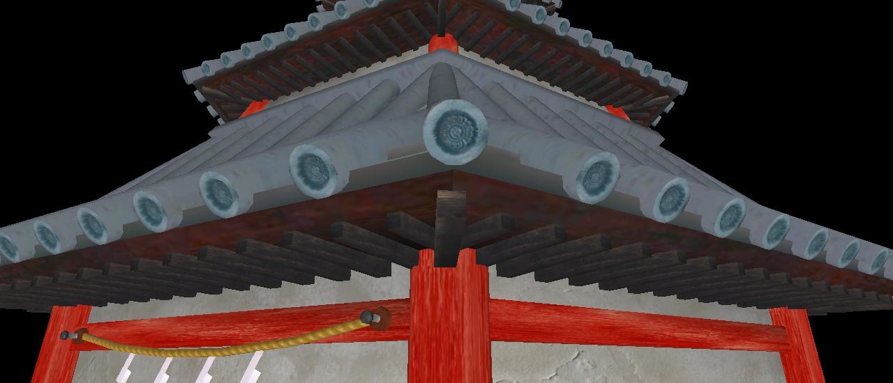 3d model small buddhist temple