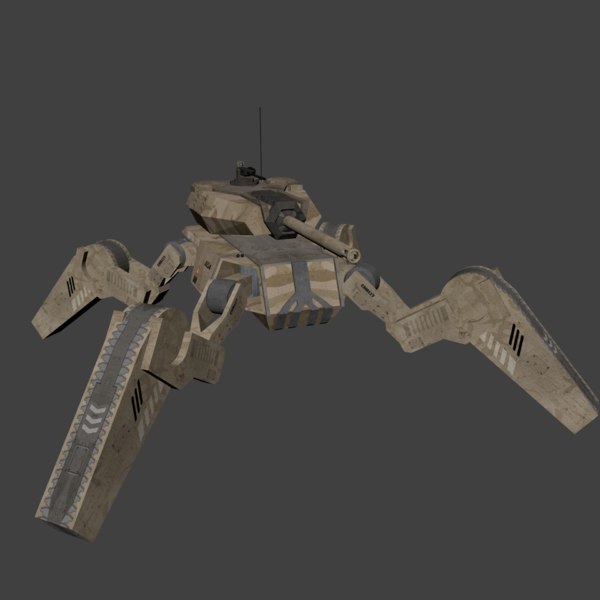 walker tank 3d model