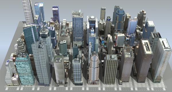 3d new york square time