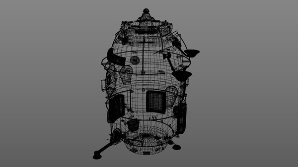iss module poisk mrm-2 3d model