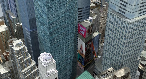 3d new york square time