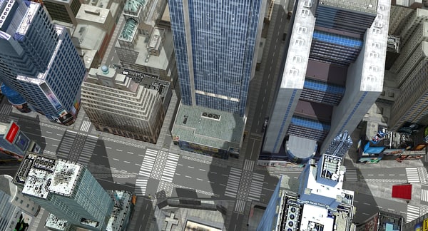 3d new york square time