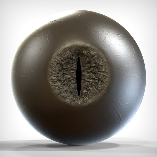 3d model animal monster eye 2