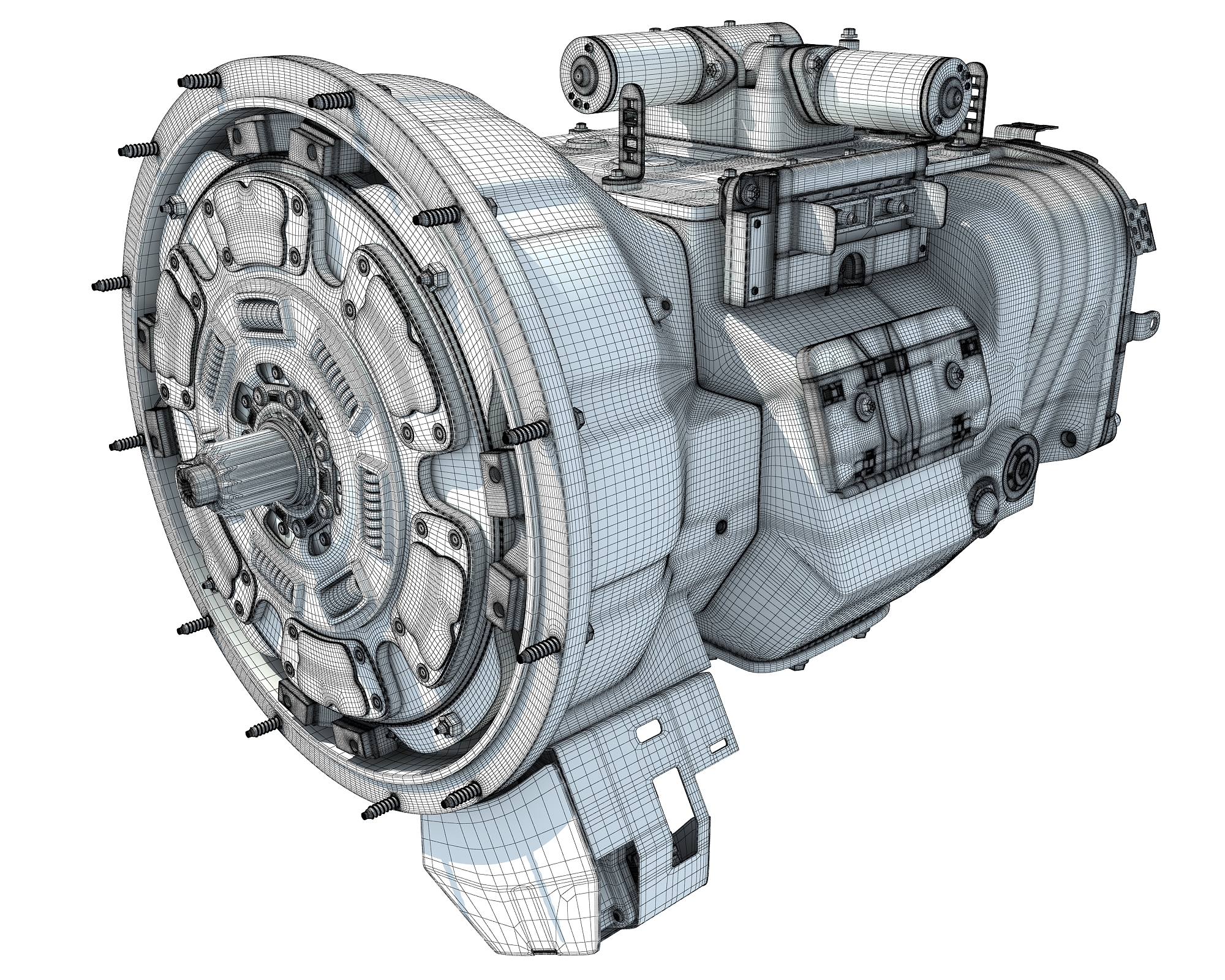 transmission trans 3d model