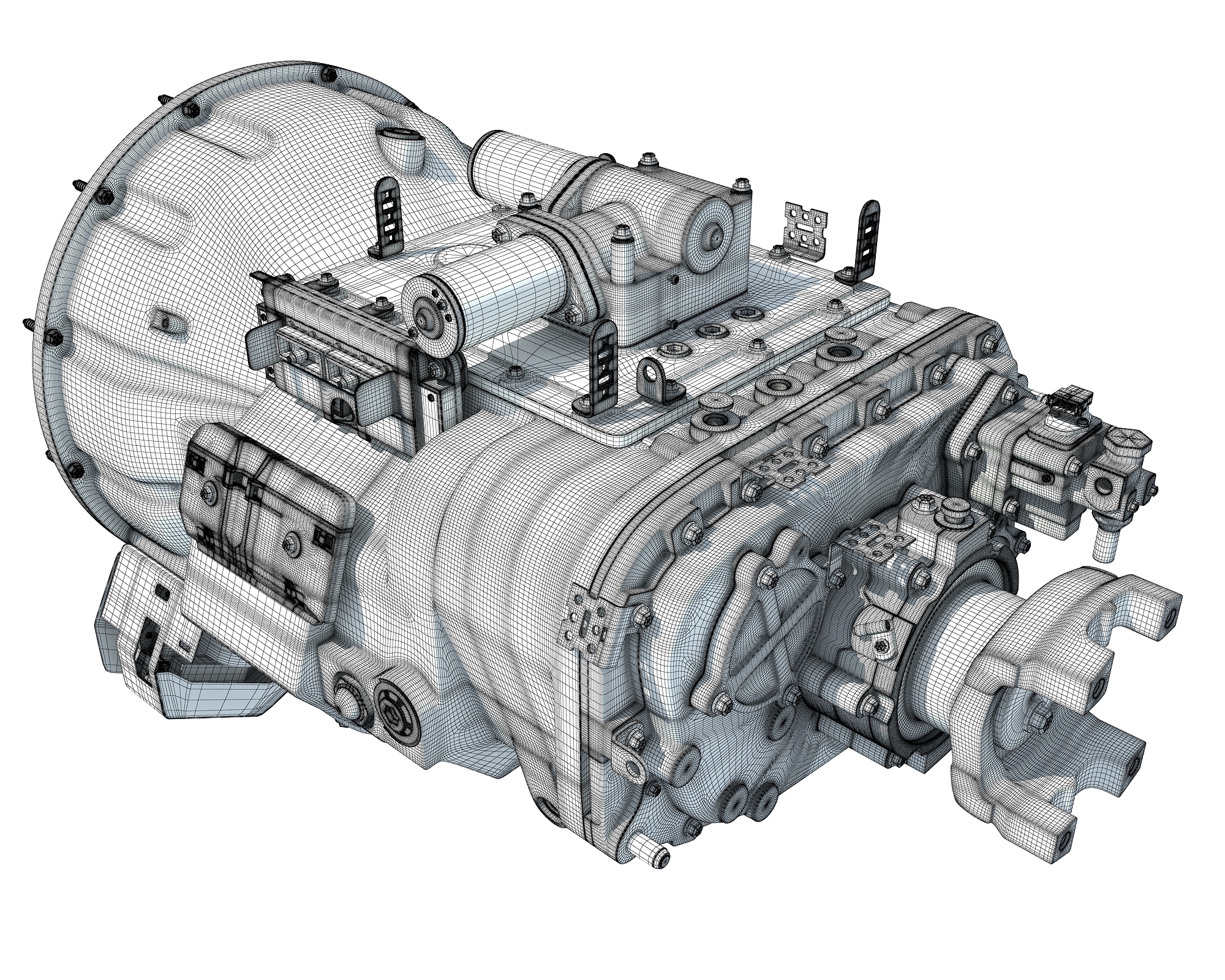 transmission trans 3d model