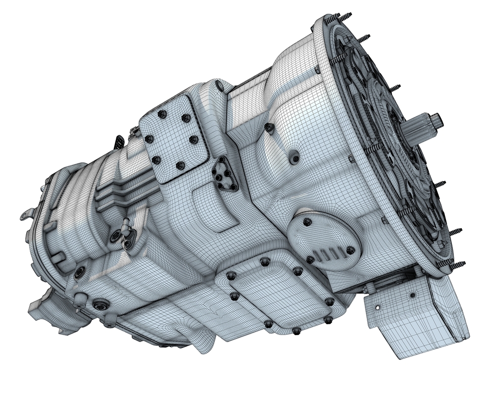 transmission trans 3d model