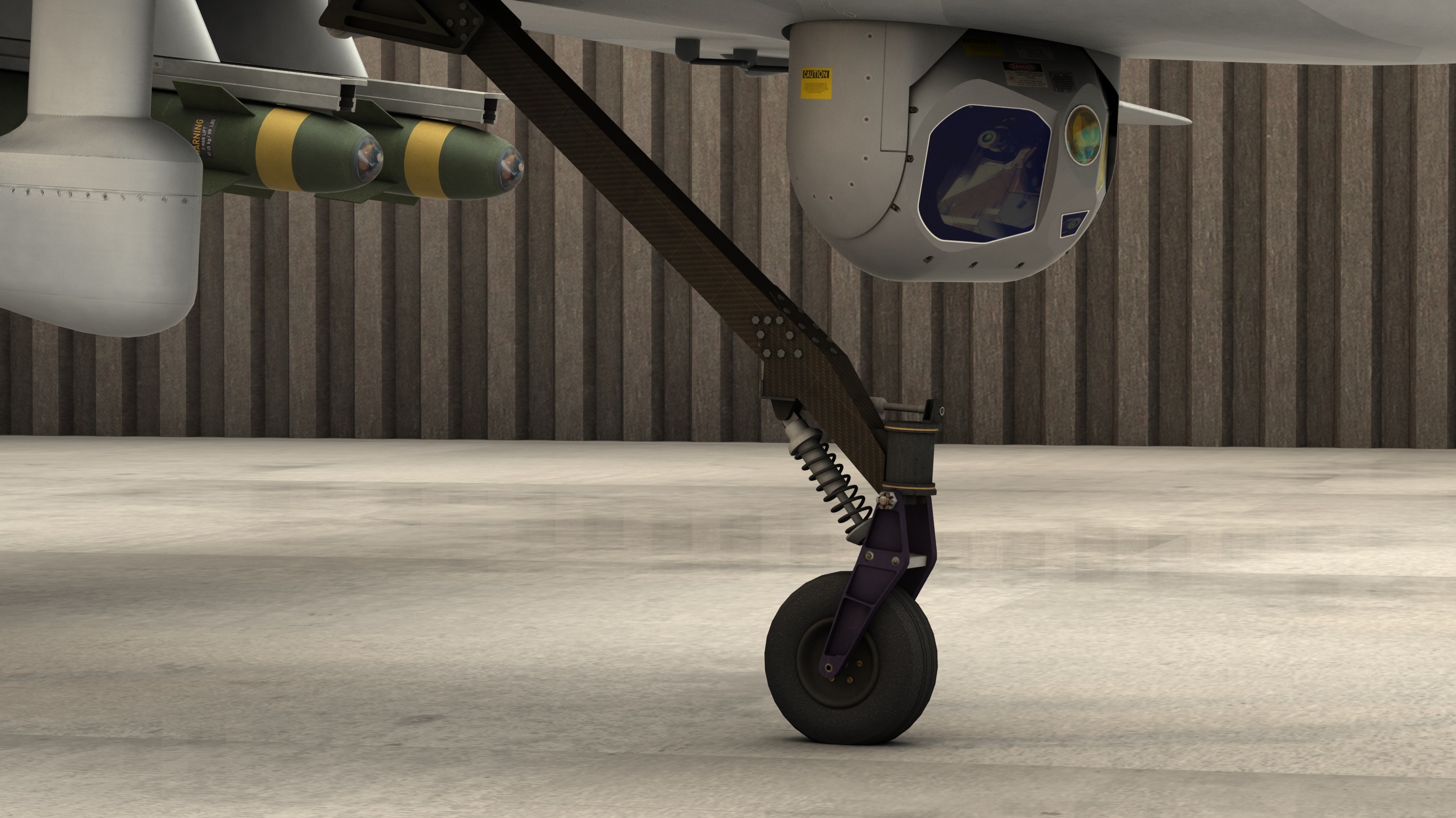 3d mq-1c gray eagle model