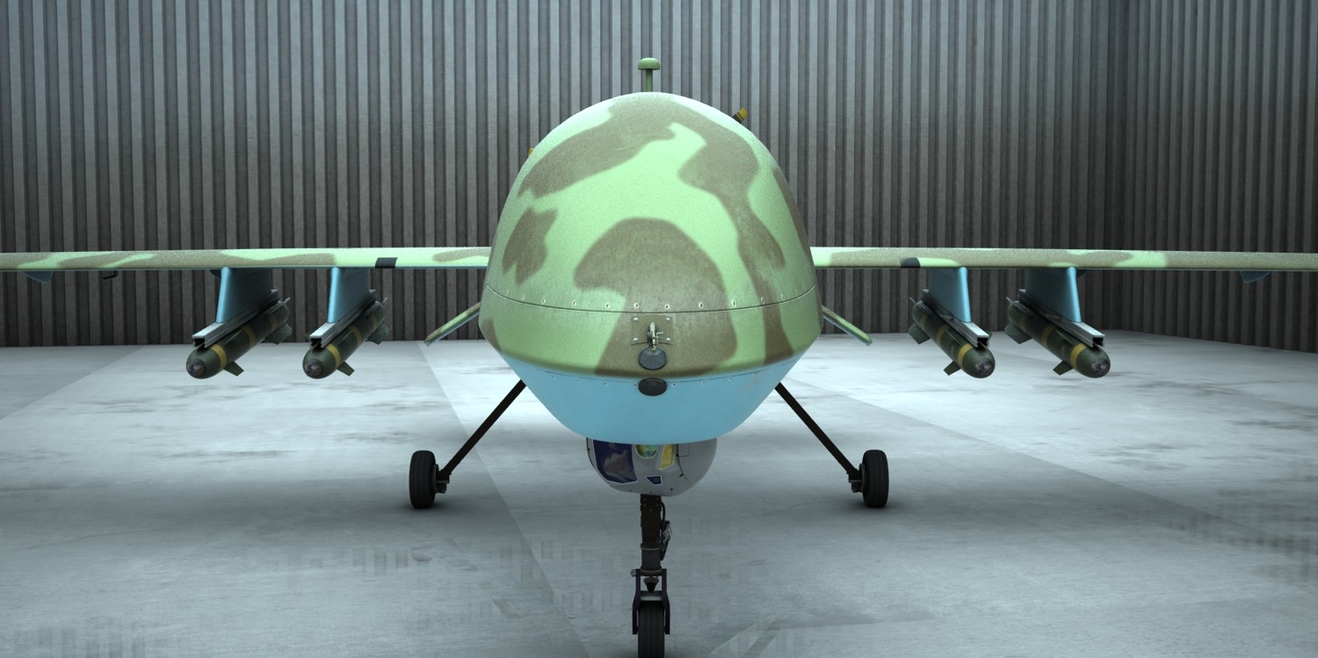 3d mq-1c gray eagle model
