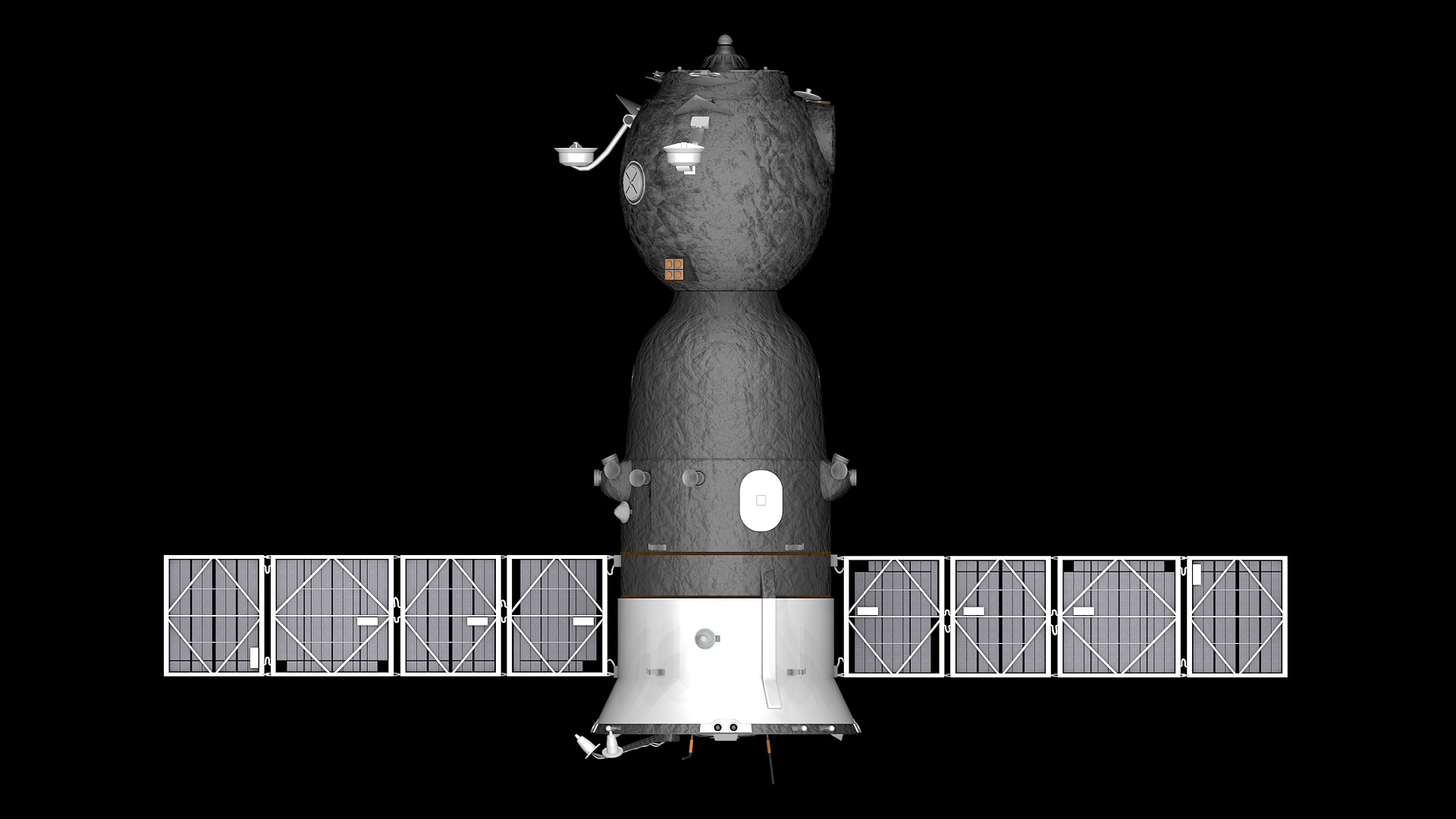 russian soyuz 3d model