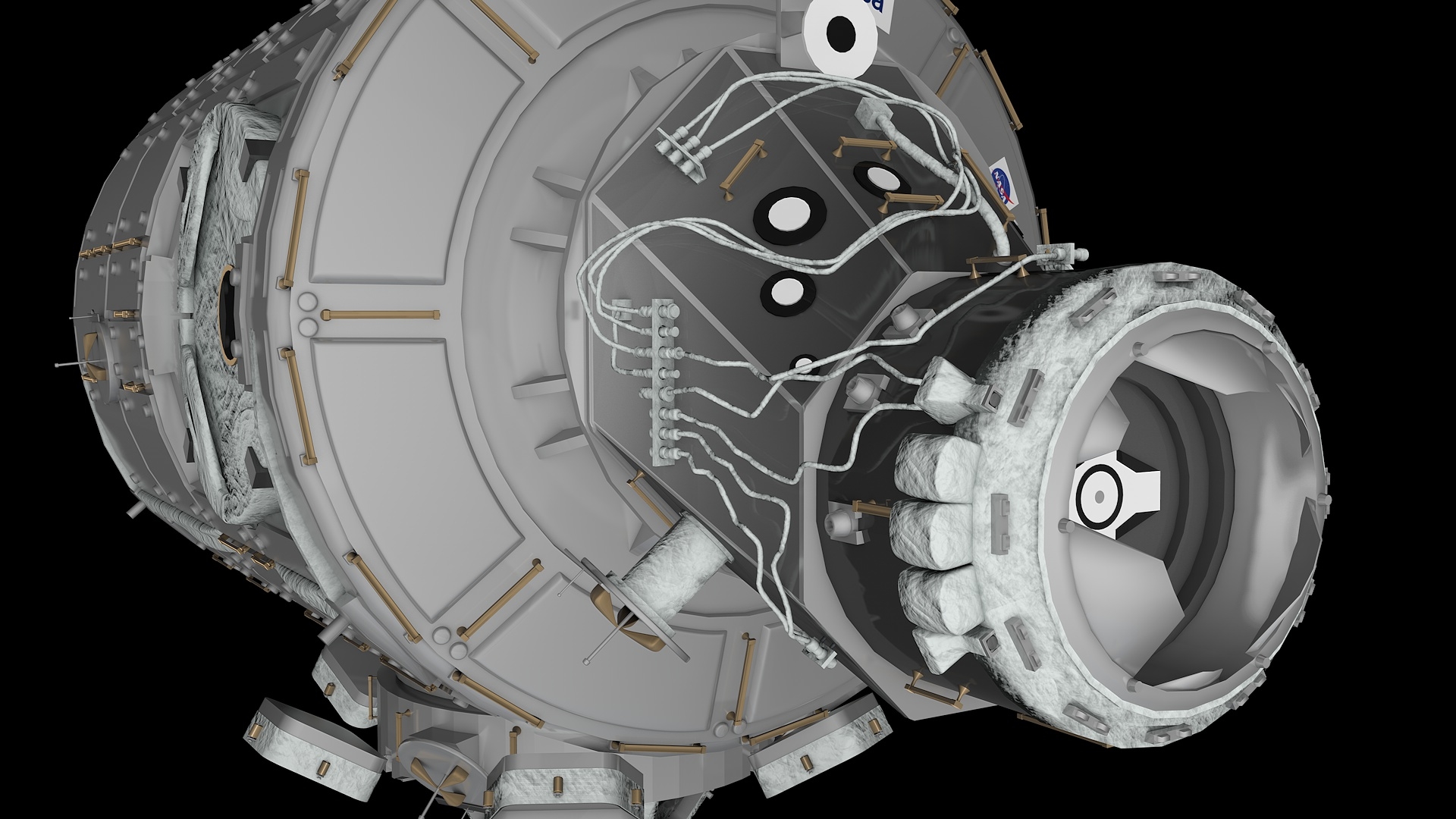 3d iss module tranquility node