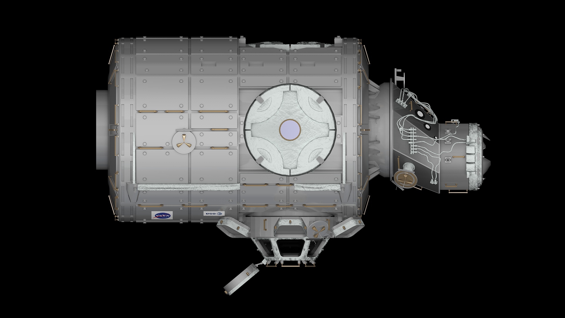 3d iss module tranquility node