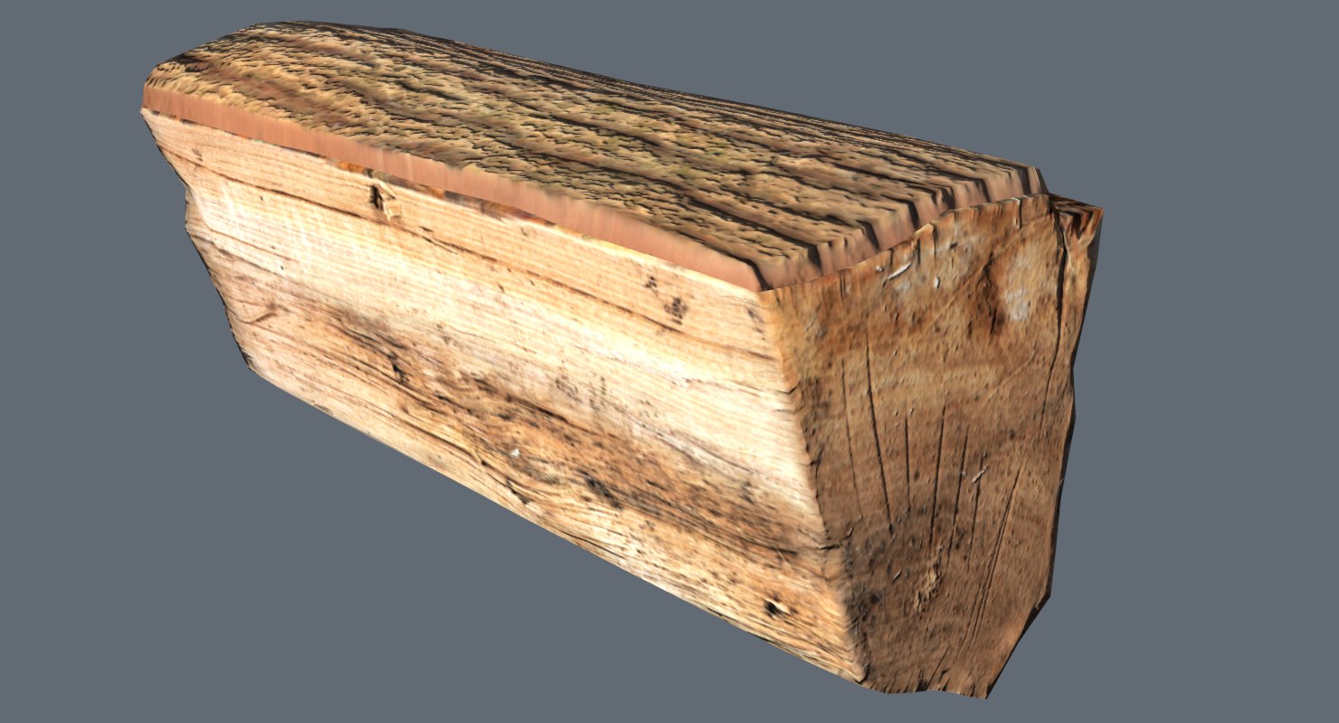 wood logs 3d model