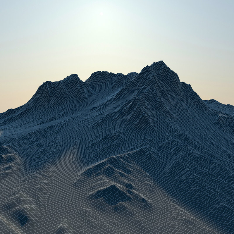 mountain 3d max