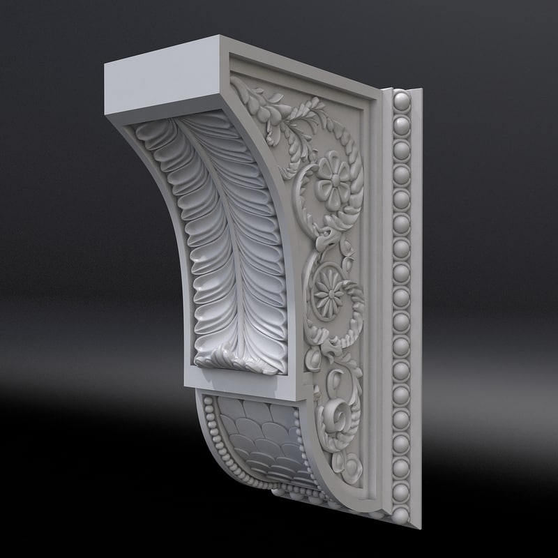 corbel 3d model