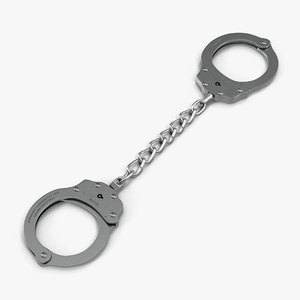 hinged handcuffs 3d 3ds