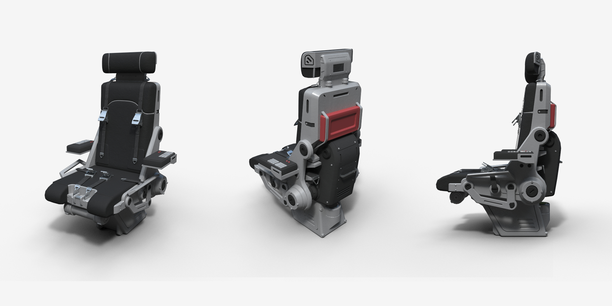 3d chair pilot model