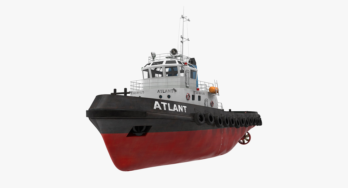 deep sea tug 3d model