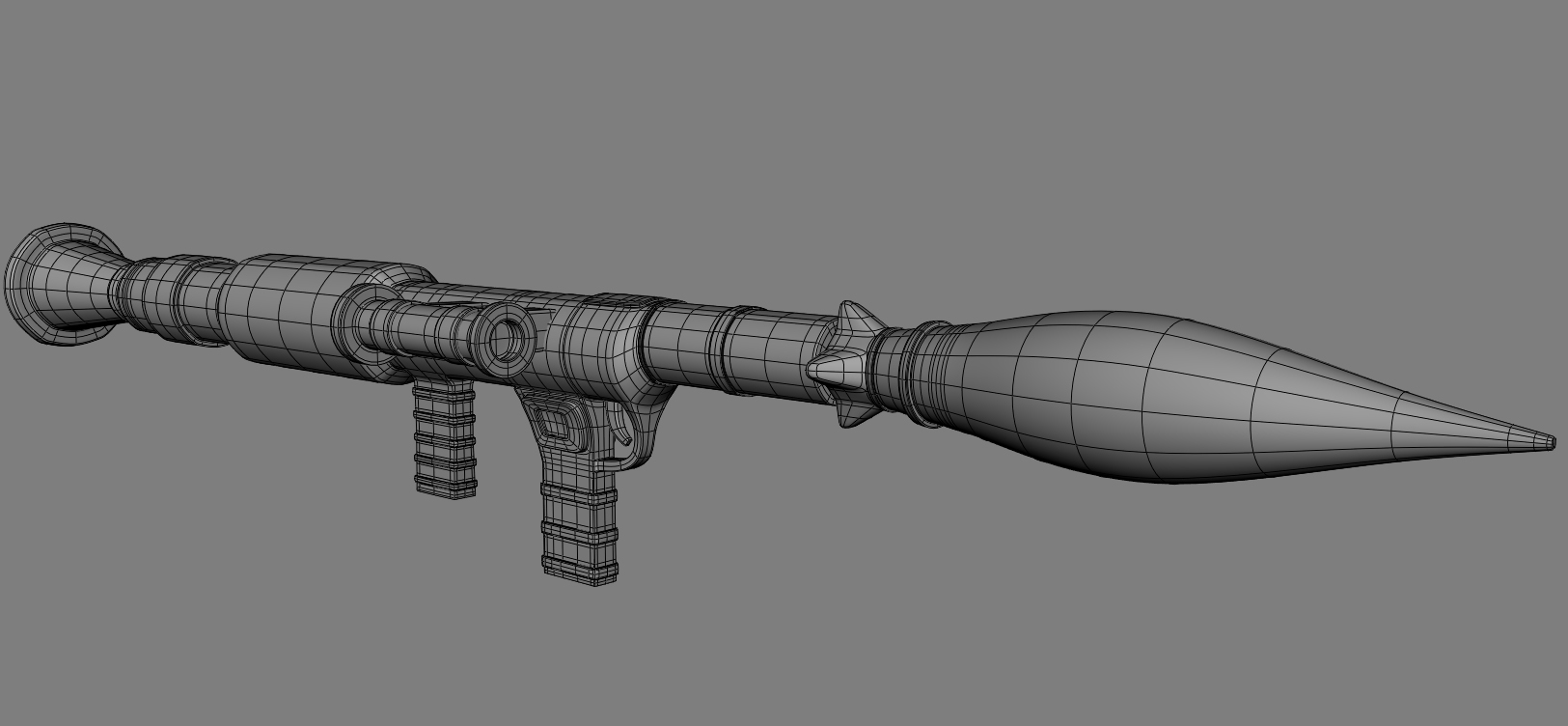 bazooka rpg 3d model