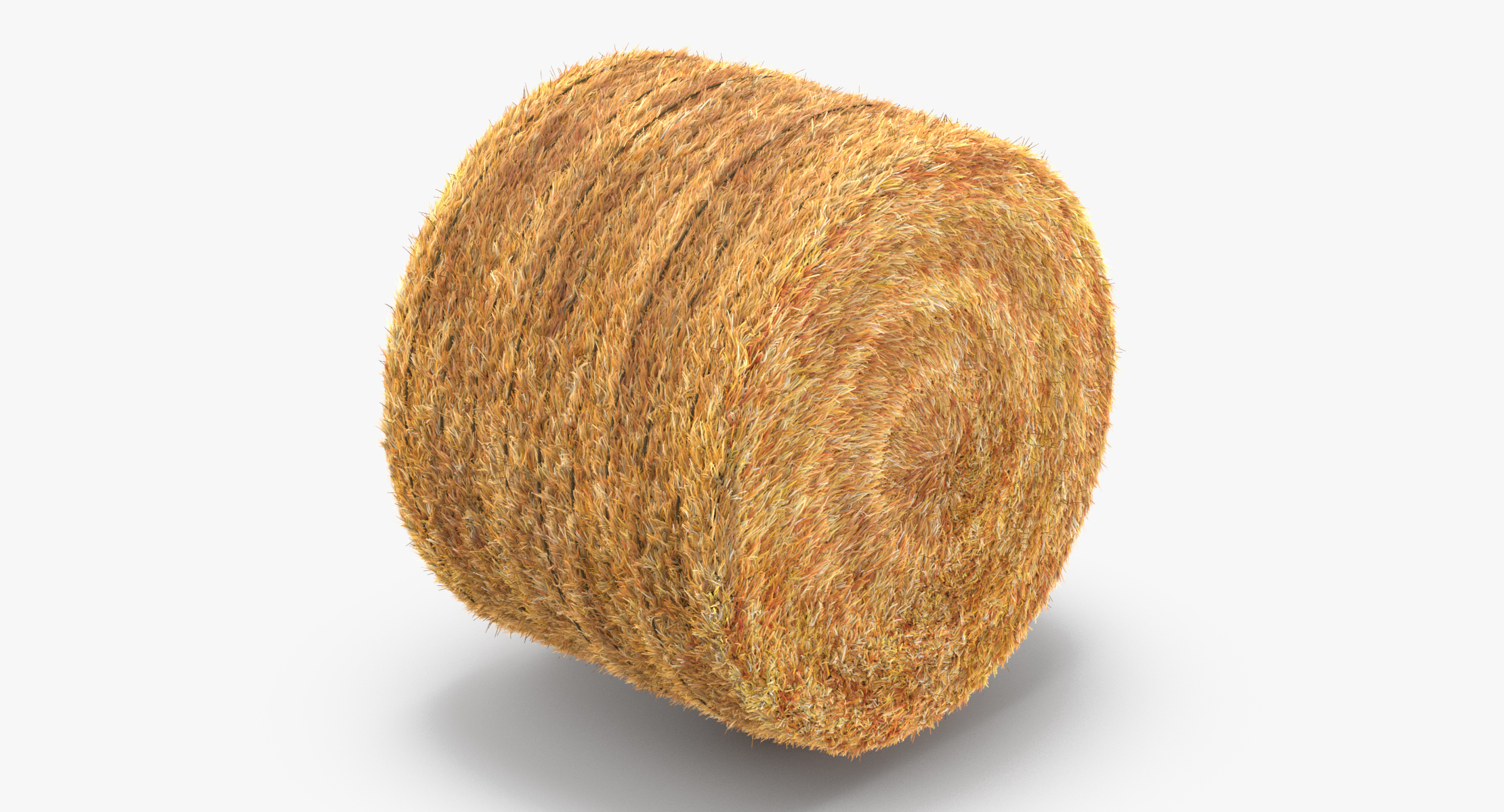 3d hay bale model